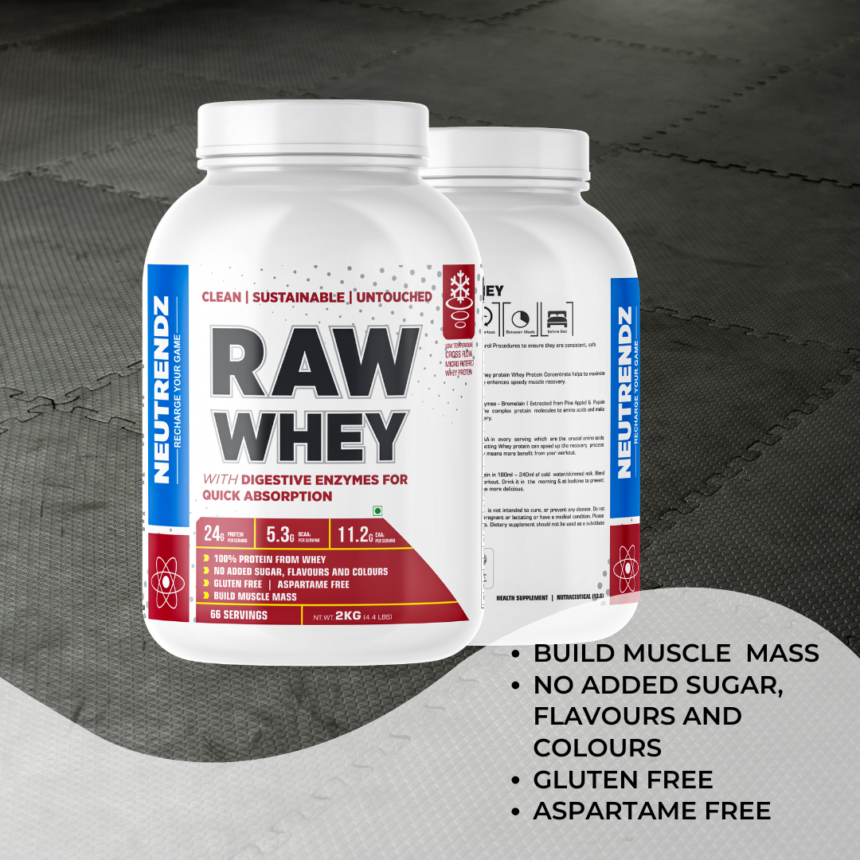 RAW WHEY 24G Protein 2kg – Neutrendz